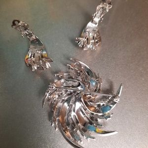 Panetta jewelry | Jewelry | Panetta Brooch And Clip Earrings | Poshmark